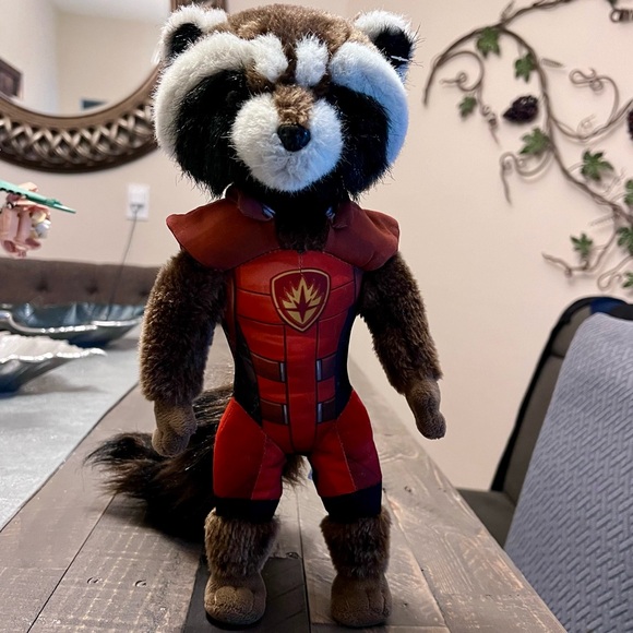 Disney | Toys | Marvel Guardians Of The Galaxy Rocket Raccoon Plush ...